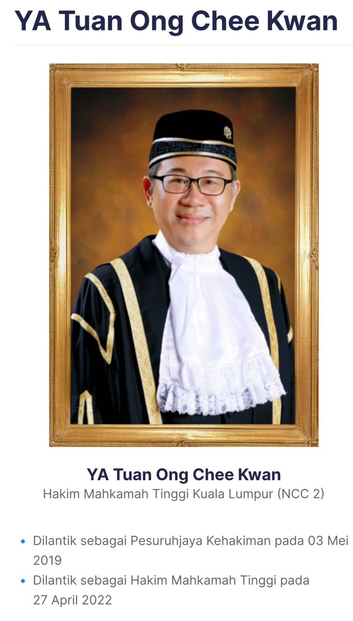 Hakim Mafia Korporat Ong Chee Kwan pula didedahkan – The Corporate Secret