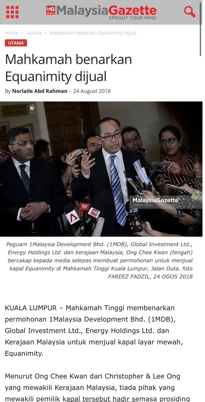 Hakim Mafia Korporat Ong Chee Kwan pula didedahkan – The Corporate Secret