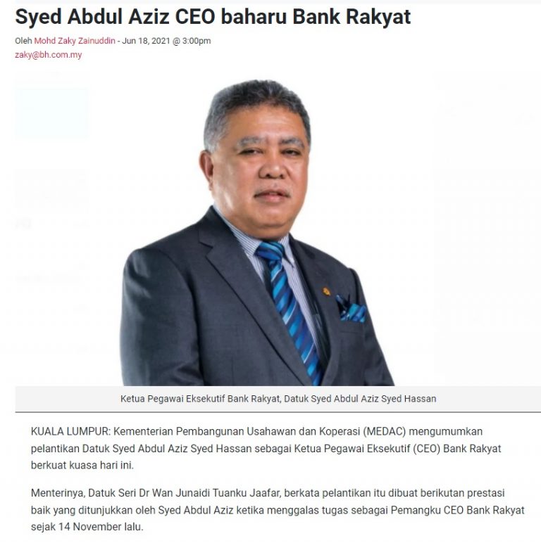 Skandal rasuah Silverlake Bank Rakyat, Tan Sri Noh Omar & adik rembat ...