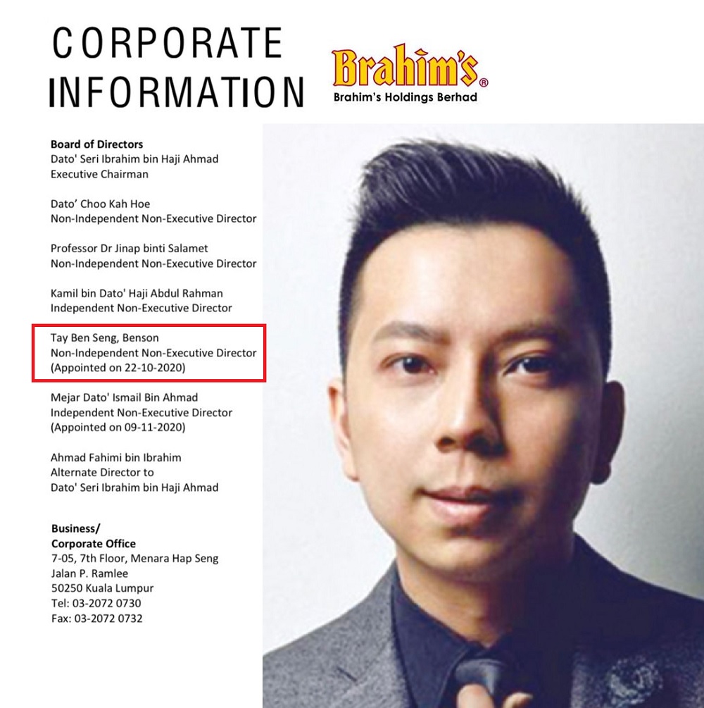 Kontrak katering adik Paklah Brahim’s Holding 25 tahun ditamatkan ...