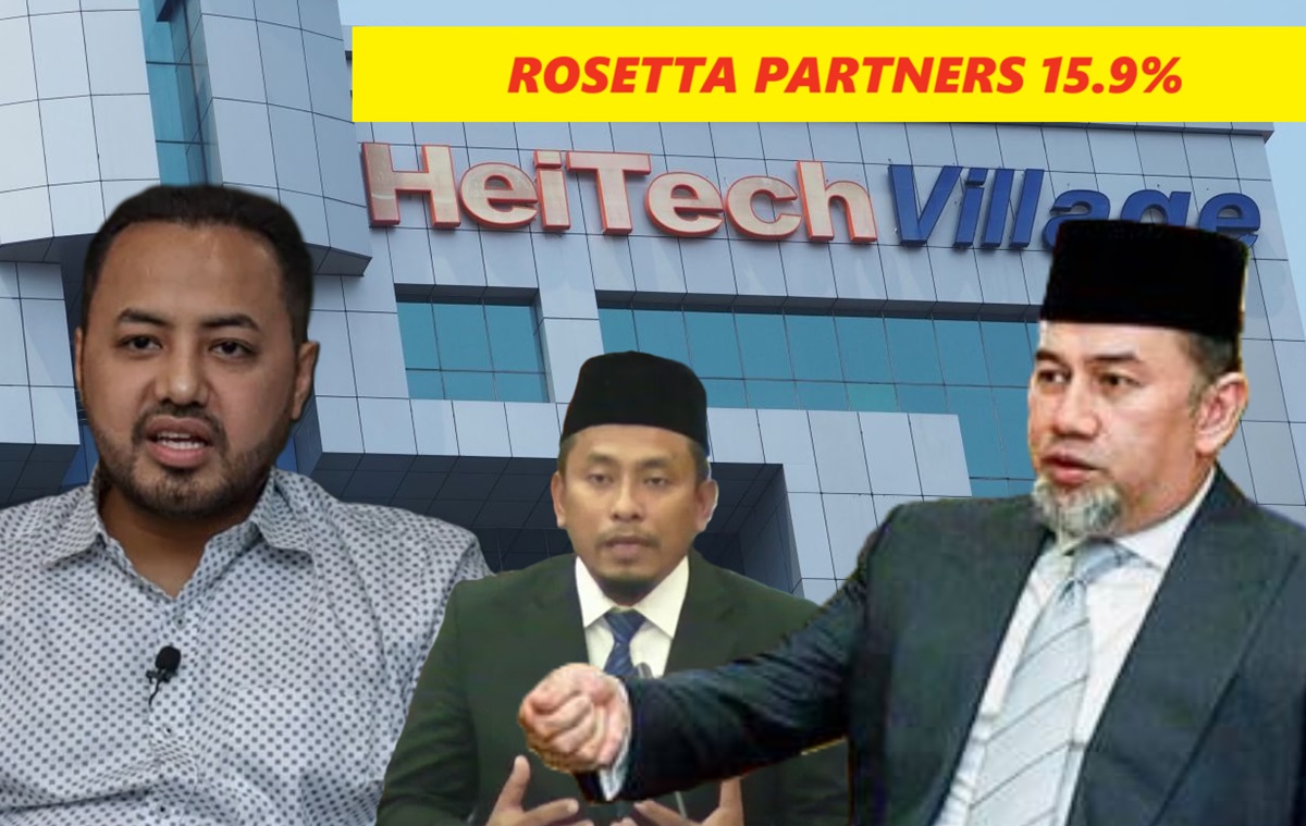 Saham 15.9% HeiTech Padu oleh Rosetta Partners milik saya bersama ...