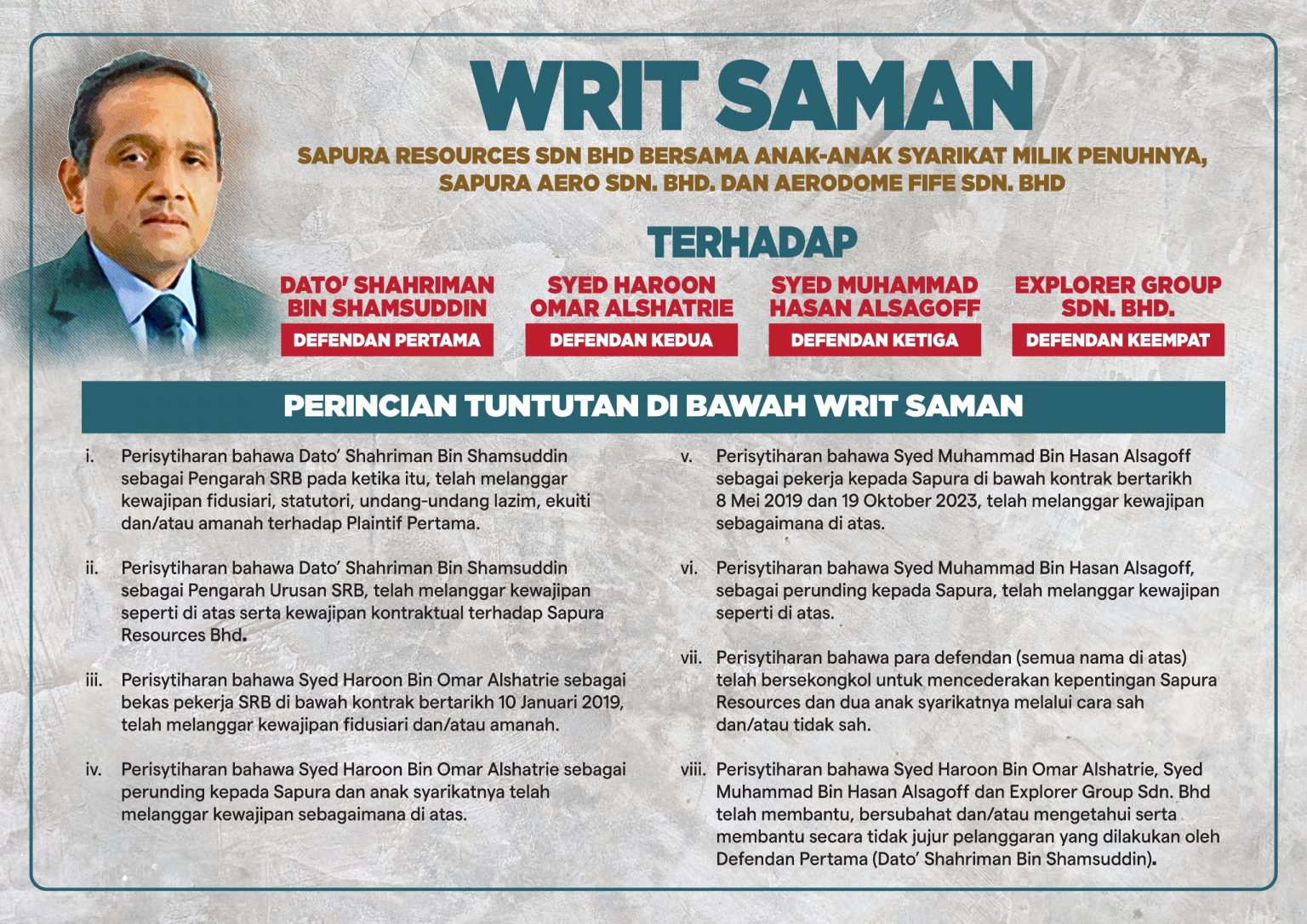 Skandal Explorer-RoyalJet: SPRM digesa siasat salah guna kuasa Dato ...