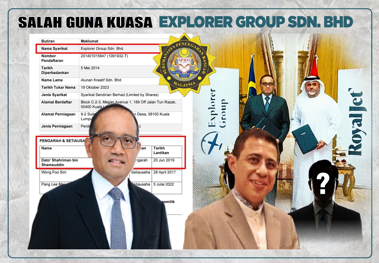 Skandal Explorer-RoyalJet: SPRM digesa siasat salah guna kuasa Dato ...