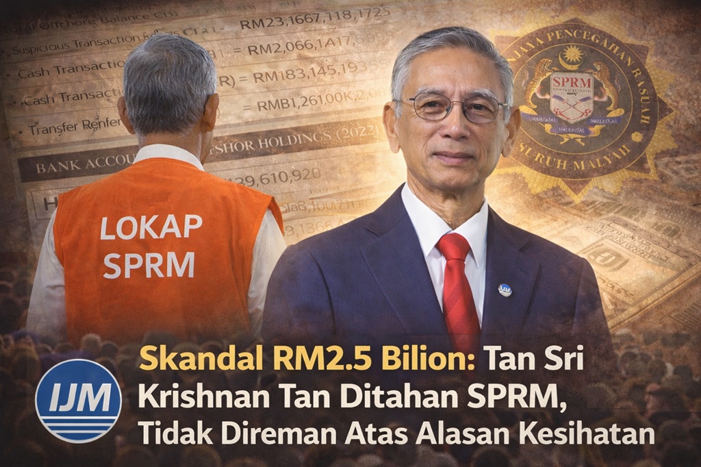 Skandal Wang Haram: IJM & Tan Sri Krishnan Tan Saman The Corporate ...